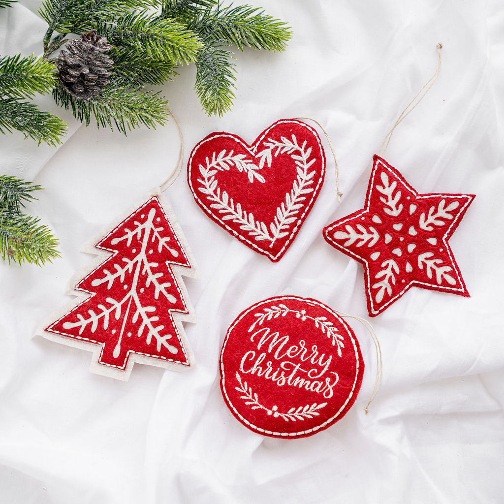 Christmas Ornaments (Set of 4) – Banjo & Co Home